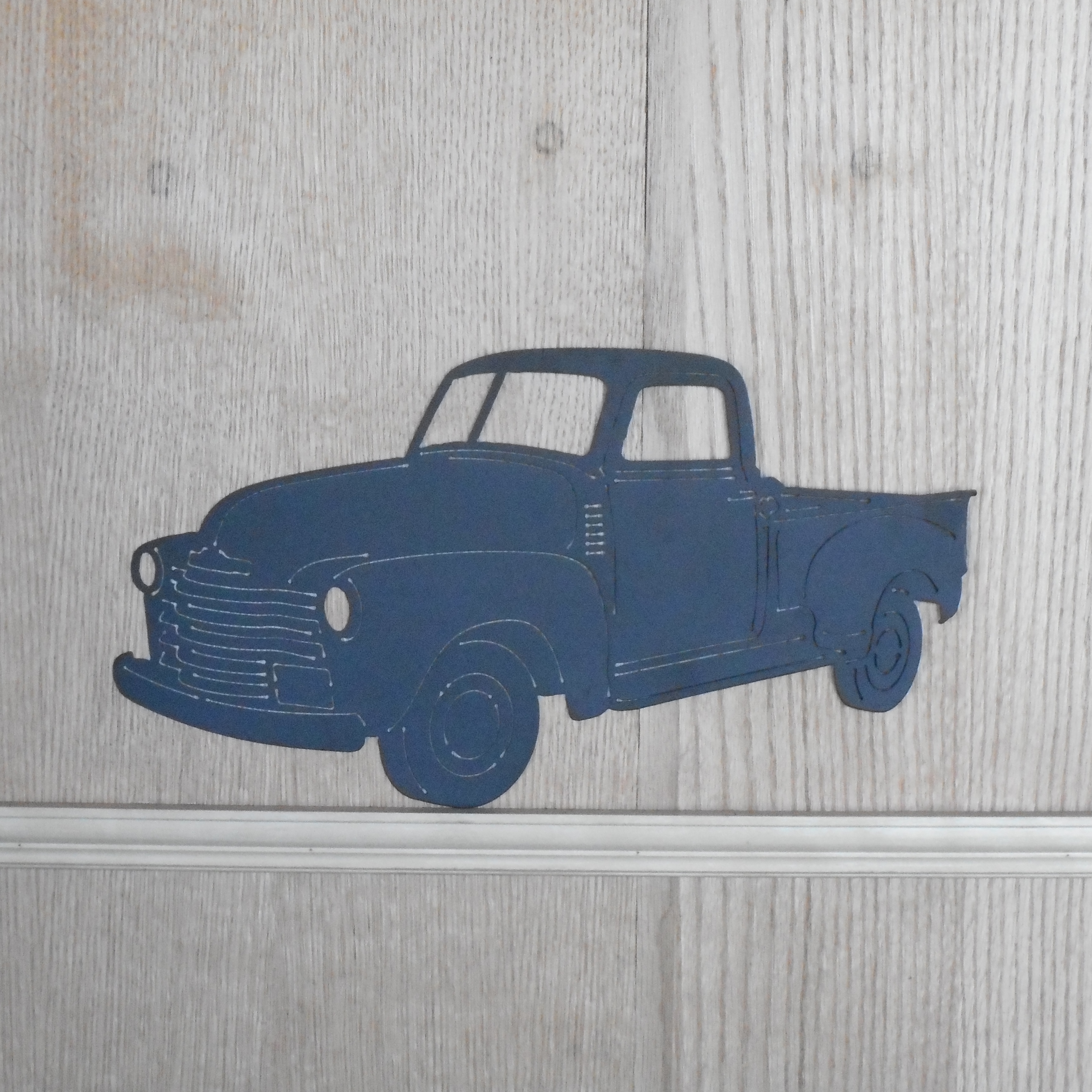 49 Chevy Pickup Wall Art - Paris Metal Art